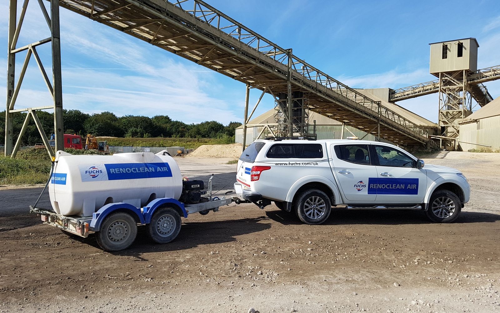 Control efectivo del polvo | FUCHS LUBRICANTS SPA