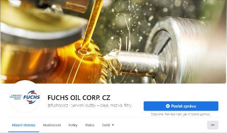 Czech branch of FUCHS on Facebook | FUCHS OIL CORP. (CZ), SPOL. S R.O