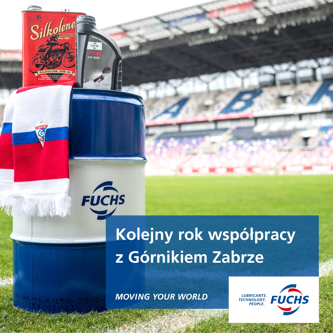 FUCHS Oil Corporation kolejny rok współpracuje z Górnikiem Zabrze ...