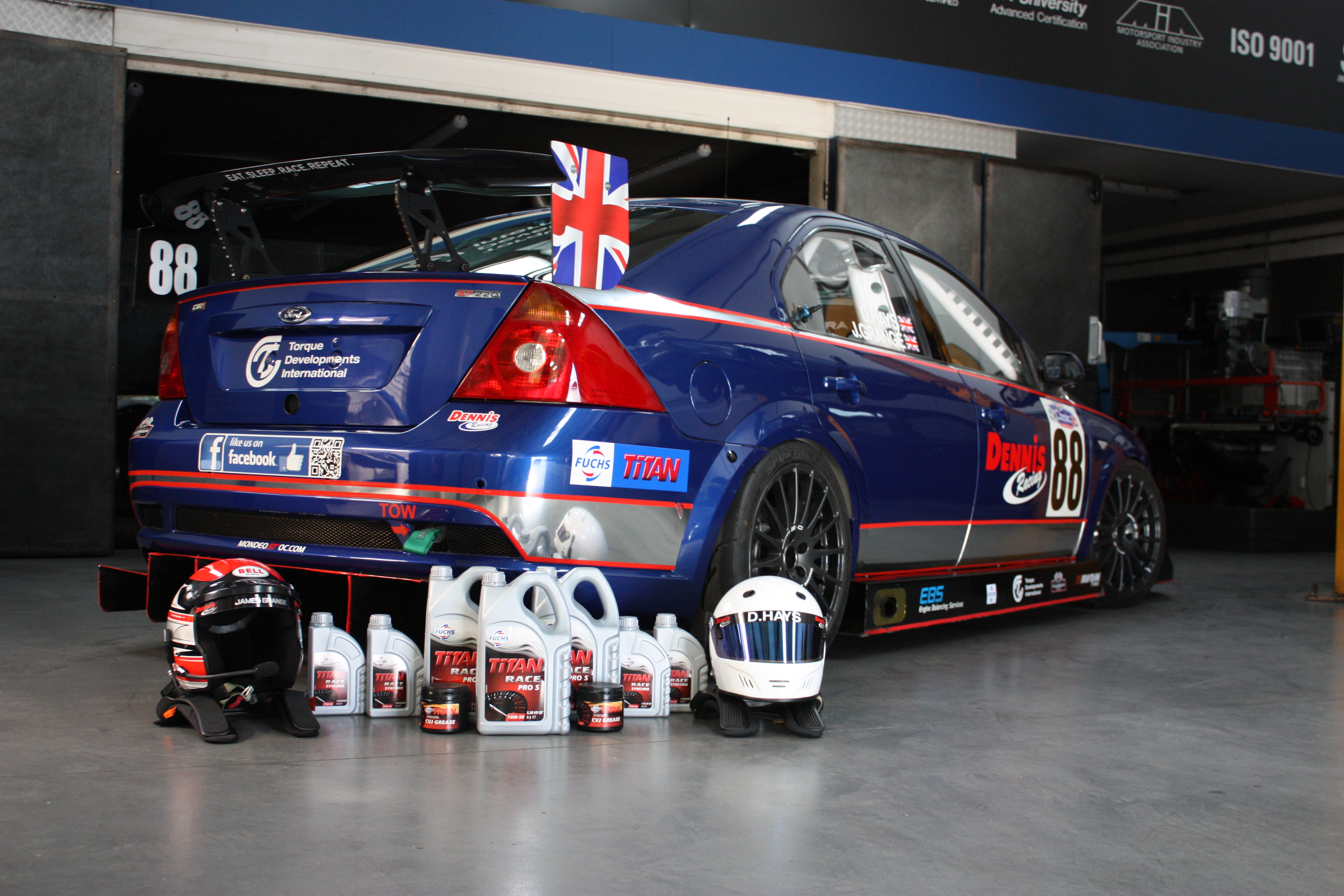 Testing opener for Dennis Racing at Silverstone | FUCHS LUBRICANTS (UK) PLC