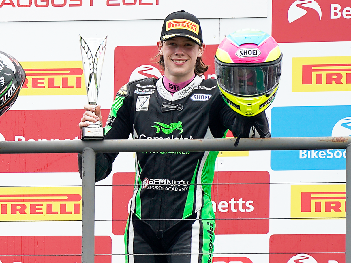 Podium for Owen Jenner at Cadwell | FUCHS LUBRICANTS (UK) PLC